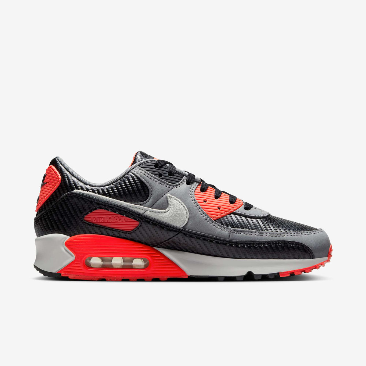 Nike Air Max 90 Premium "Carbon Fiber Infrared" | HM9432-001 | Shoe Engine